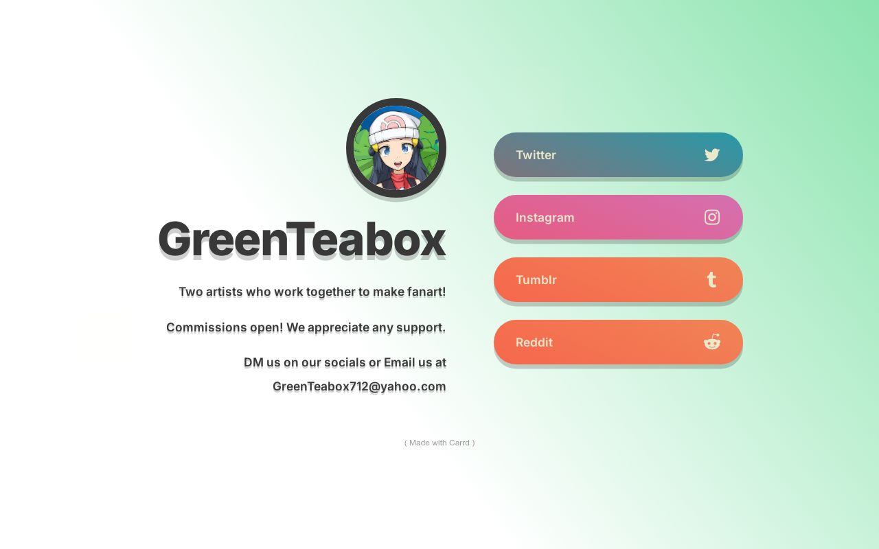 GreenTeabox carrd